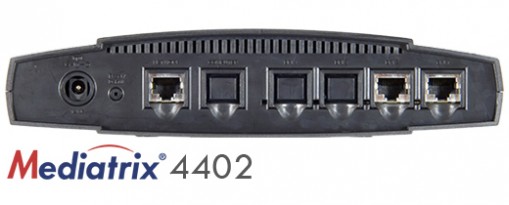 VoIP Centrix|Mediatrix 4402 gateway IP para 2 RDSI