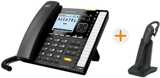 VoIP Centrix|Alcatel Temporis IP701G Teléfono IP con 6 líneas SIP, 2 ...